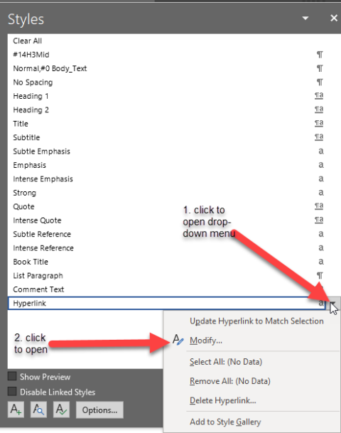 How to Remove the Underline From a Hyperlink in Microsoft Word ...
